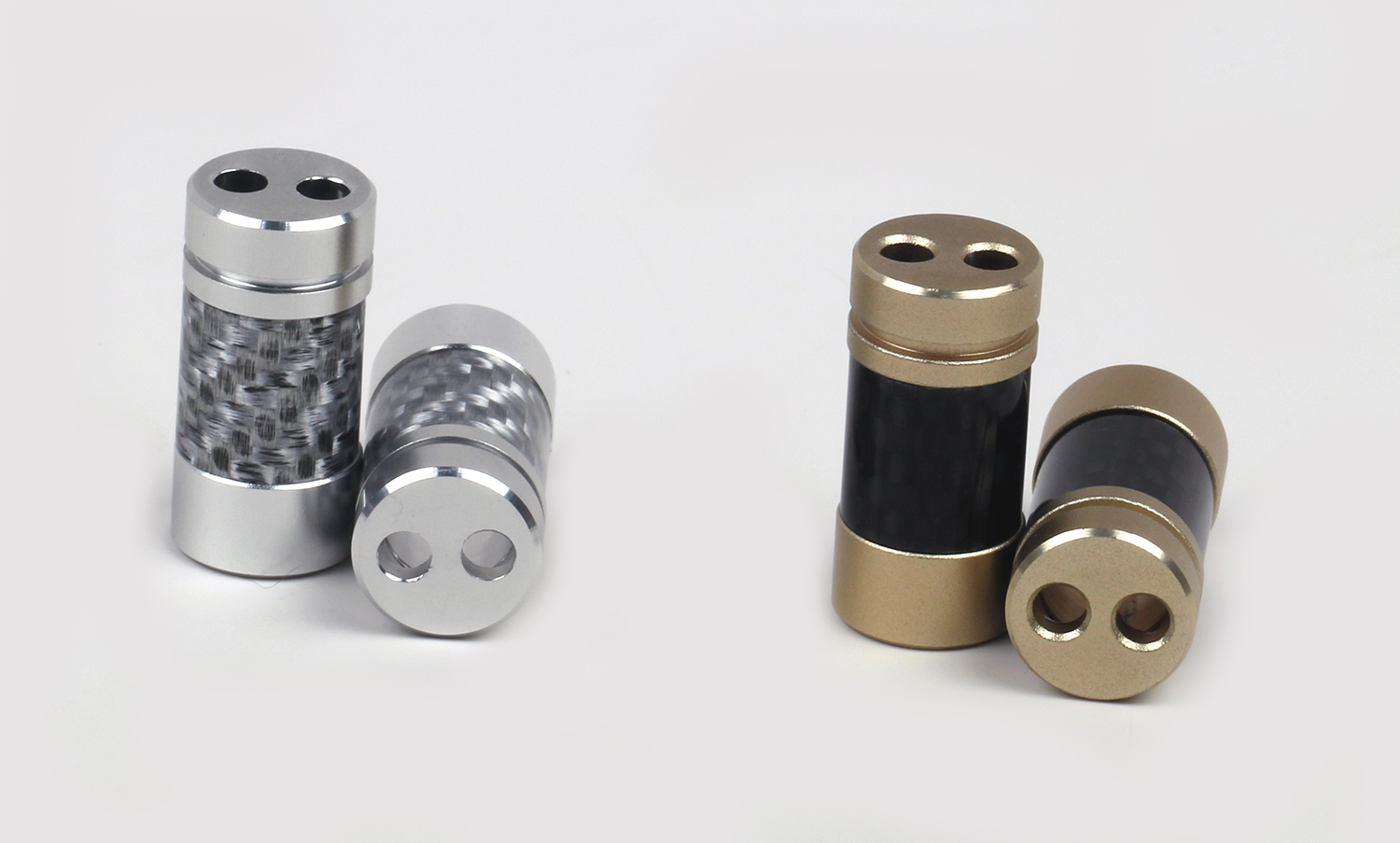 Eidolic E-SX1/2/5 Aluminum/Carbon Fiber Y-Splitter - Double Helix Cables